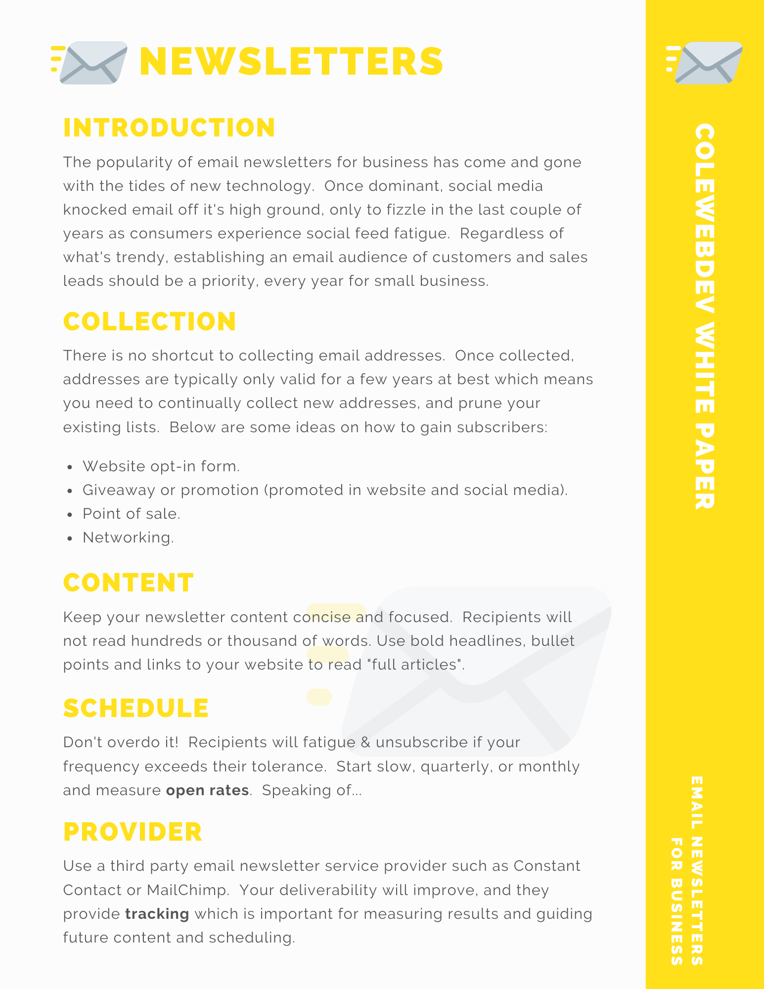 CWD White Papers - Cape Cod Web Design and Development