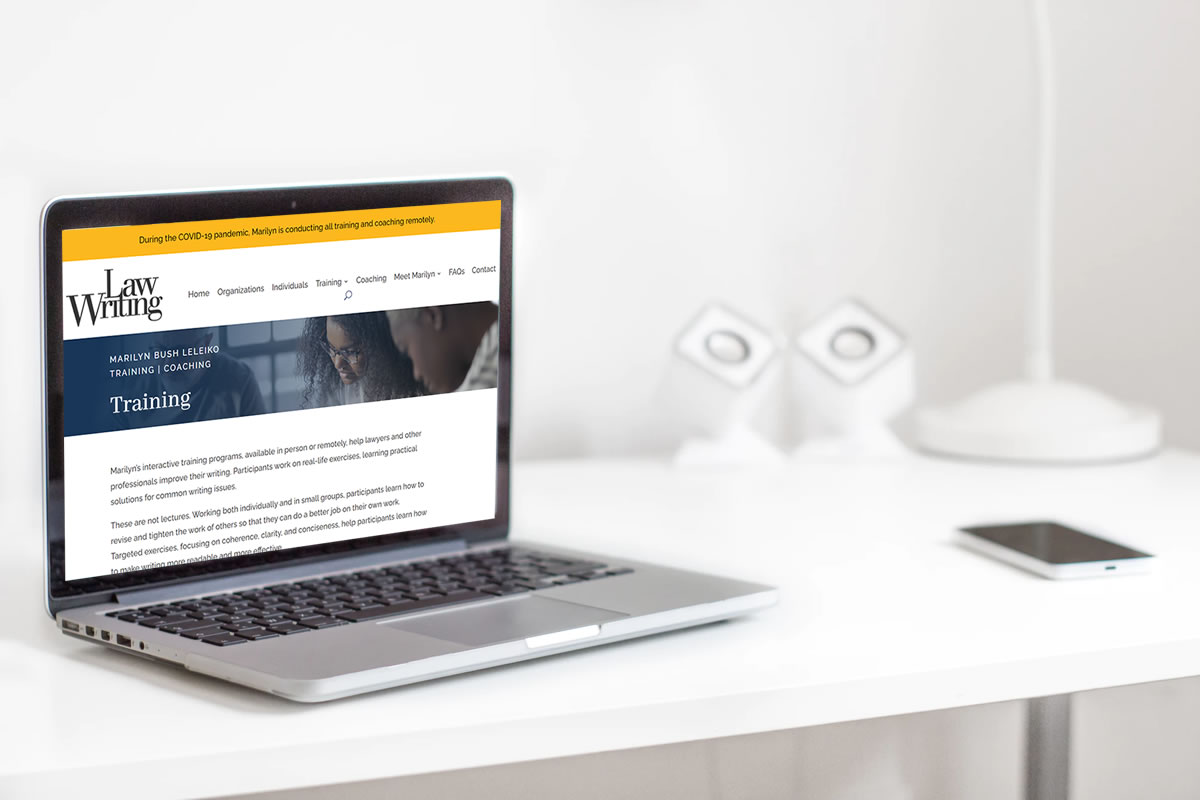 Law Writing - Cape Cod Web Design and Development