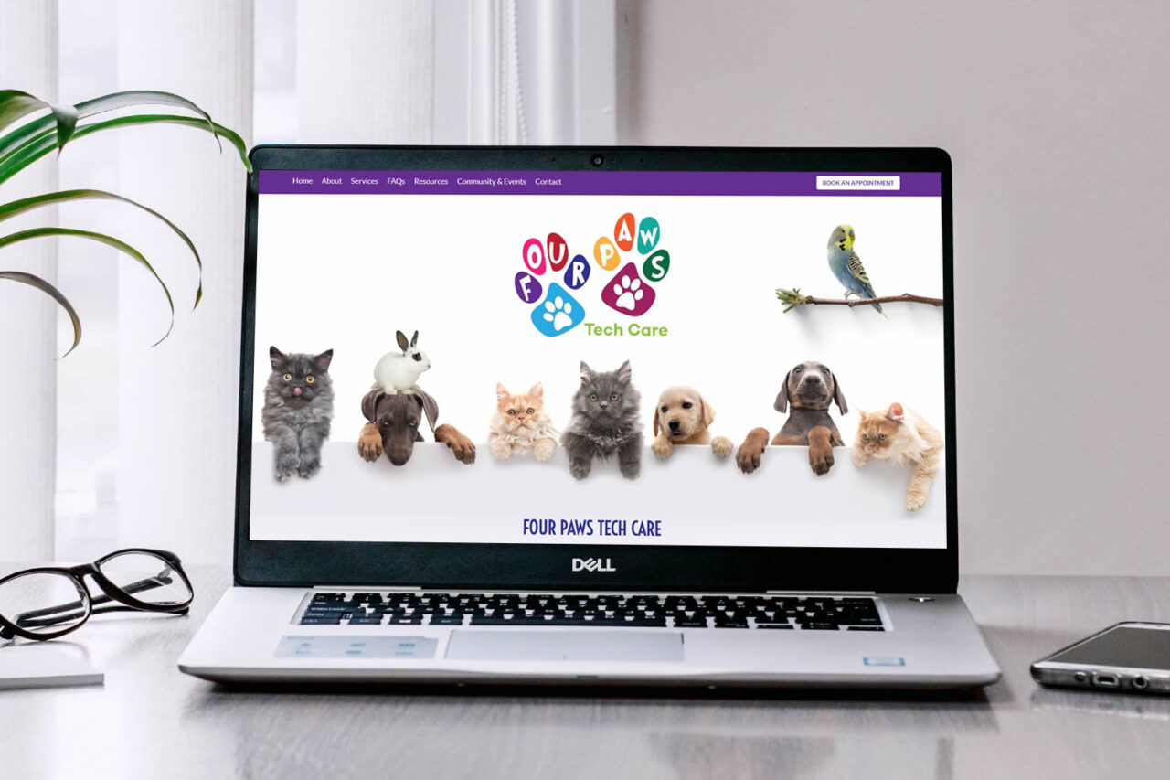 Four Paws Tech Care - Cape Cod Web Design and Development